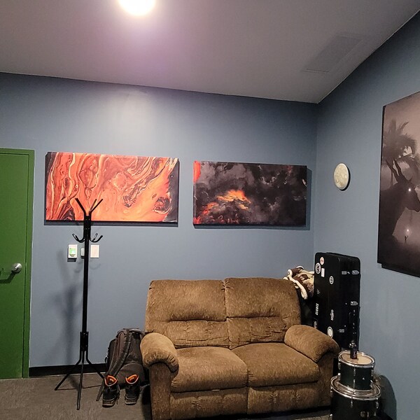 Acoustic Panel Fabric Antelope Canyon Abstract Custom Print Fabric for ...