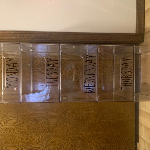 Set of 5 Classroom Labels, Days of the Week Labels, Dry Erase Board ...