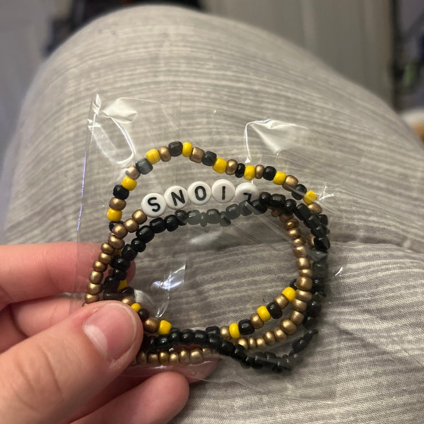 Sports Team Bracelet / Team Colors / Beaded Bracelet / School Team ...