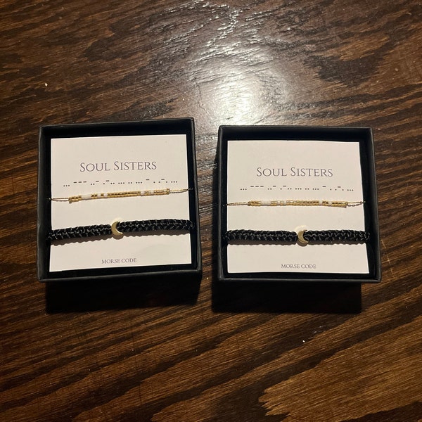 Custom Morse Code Bracelets for Couples and Friendships | Hidden Message Bracelets | Dainty ...