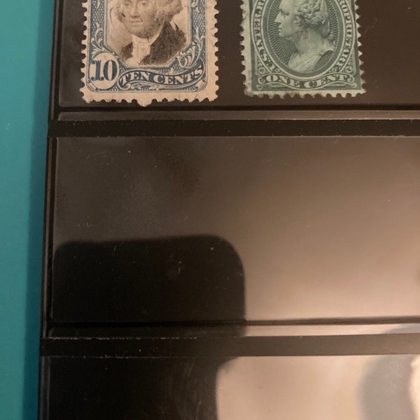 1975 US Postage Stamp Pair, Liberty Bell, 13c, Scott #1618 Misperf ...