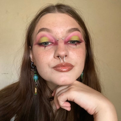 14g Septum Retainer, Stainless Steel, Hide Septum Piercing, No See, for ...