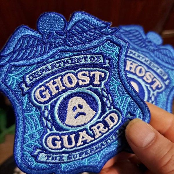 Ghost Guard Embroidered Patch - Glow-in-the-dark | Ghost | Paranormal ...