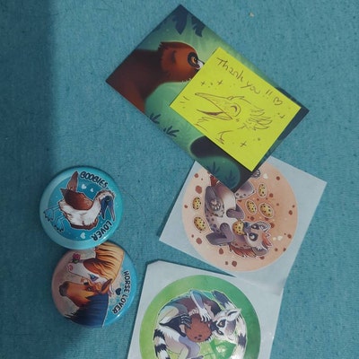 Squirrel, Donkey, Platypus & Dog BADGE / MAGNET Fantasy Transformation ...