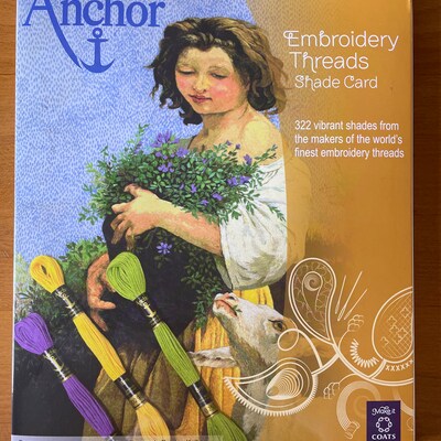 1 Anchor Thread Shade Card/shade Card Chart Book - Etsy