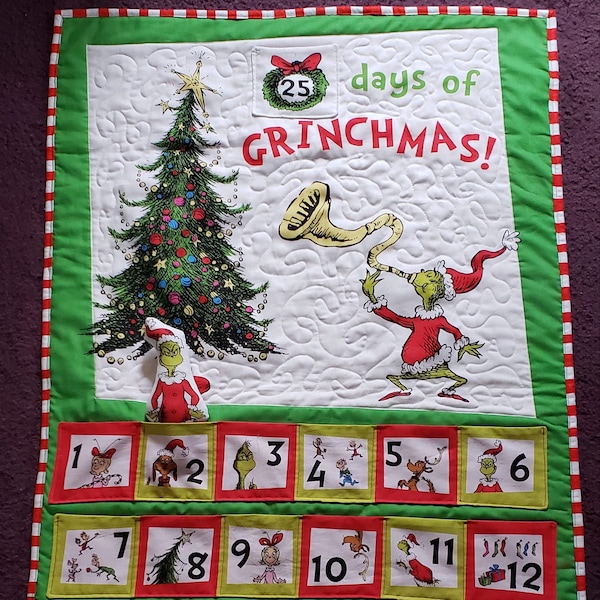 Dr Seuss Red & White Grinch Stripes From the Celebreate Suess ...