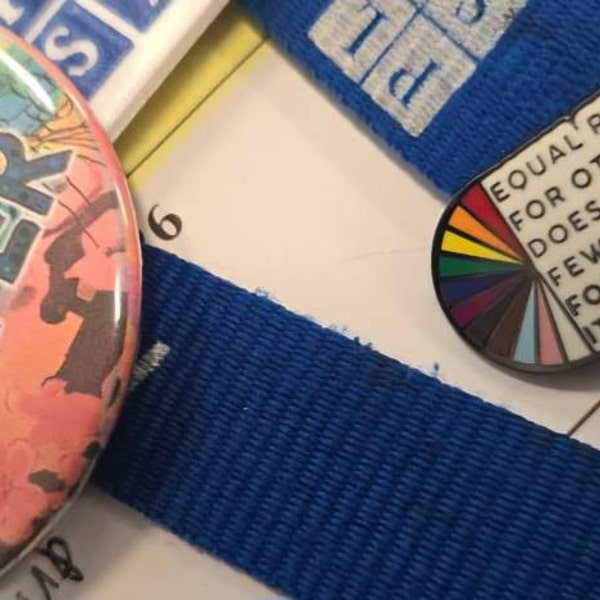 Equal Rights - LGBTQIA, BLM, Trans, Feminist, Pro Choice, Pin, Enamel ...