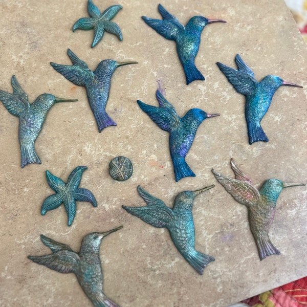 Hummingbird Silicone Mould (mold) - 'hummingbird' by FPC Sugarcraft ...