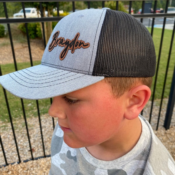 Kids Name Personalized Hat, Kids Hat, Personalized Boys Hat, Youth ...
