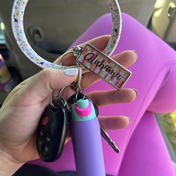 Owala Inspired Tumbler Keychain With Removable Lid Gift Holiday ...