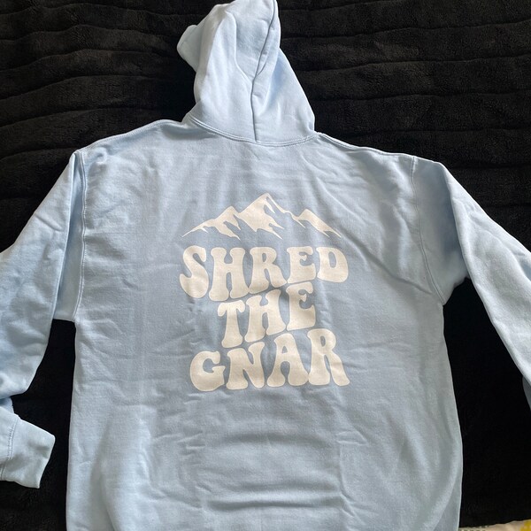 Snowboard Shirt, Shred Like a Girl, Ski Hoodie, Snowboard Sweatshirt ...