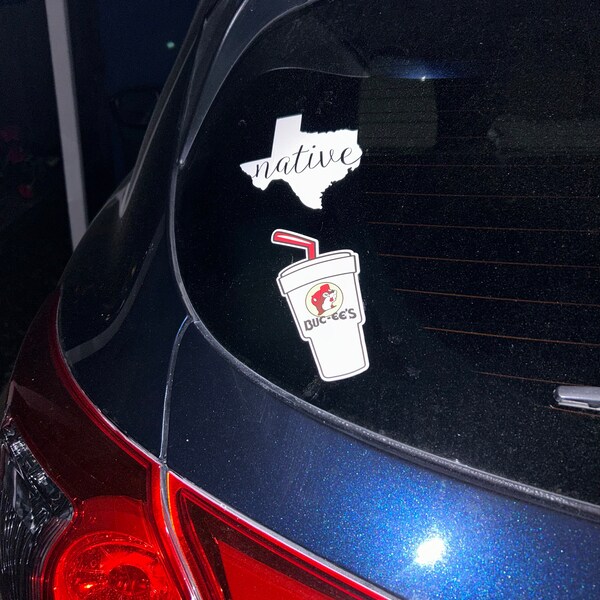 Texas Native Decal, Texas Car Decal, Texas Decal, Texas Sticker, Texas ...