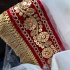 Golden Net Dupatta With Beaded Border. Indian Dupatta for Women With ...
