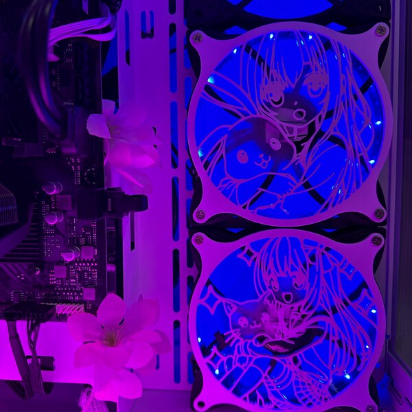 Butterfly Gaming Computer Fan Shroud/ Grill /cover Custom 3D Printed ...