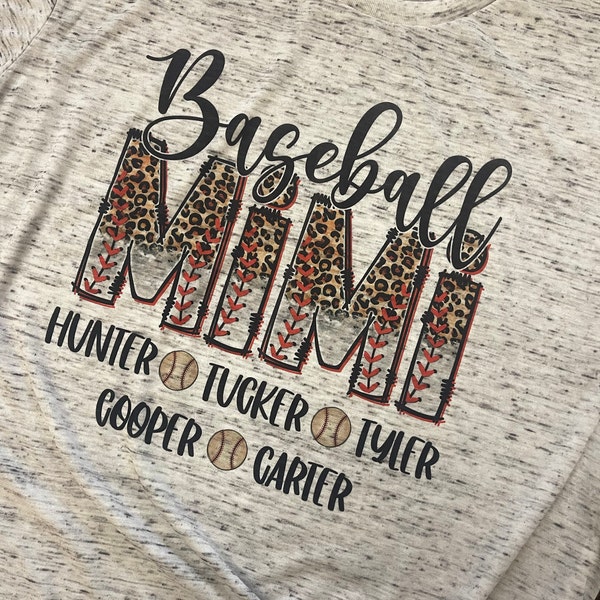 Baseball Letters PNG With Leopard and Baseball Stitching Background ...