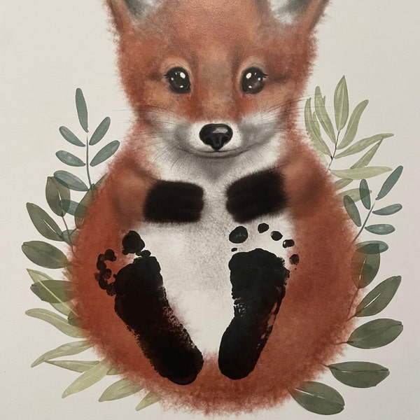 PDF FILE Babys First Footprint Lion Cub Print, Footprint Art ...