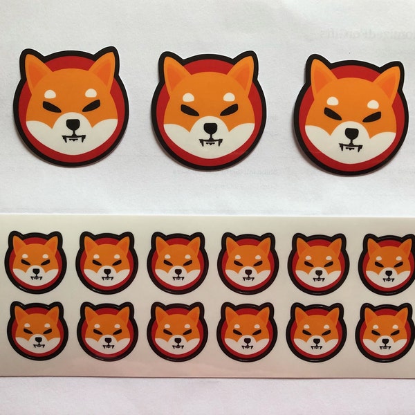 Shiba Inu shib Coin Stickers - Etsy
