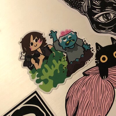 Big Bites Club Shark Sticker - Etsy