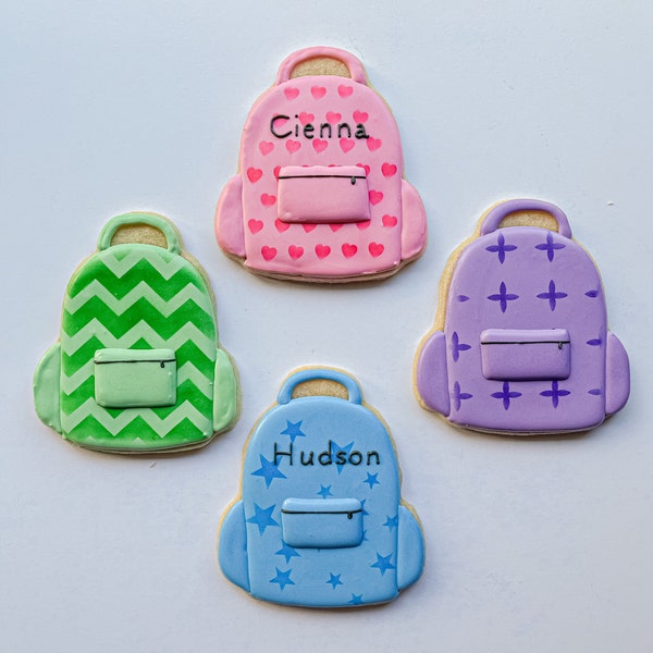 Backpack or Back Pack Cookie Cutter and Fondant Cutter and Clay Cutter ...