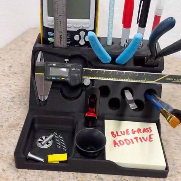 Engineer Desk Organizer, Tool Caddy, Machinist Tool Holder, Calipers ...