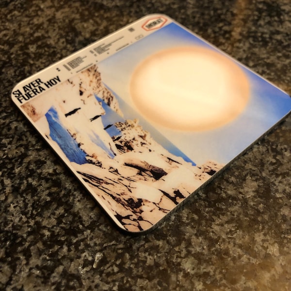 Vinyl Album Cover Coaster Custom Vintage Vinyl Record Coaster Gift for ...