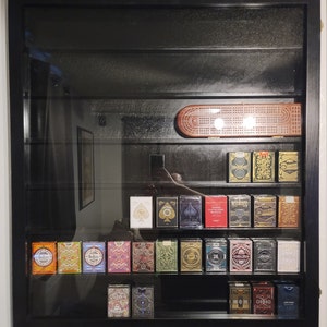 Card Deck Display Case for Decks of Cards/playing Card Deck Display ...