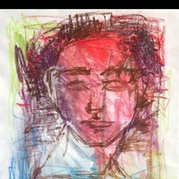 MAD DOG Art Original Acrylic Painting 9 X 12 Inches Expressionistic ...