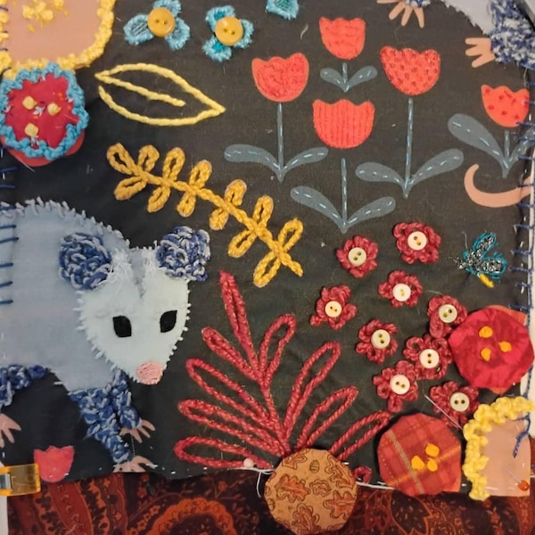 Possum Fabric - Awesome Possum by Allieleigh - Possum Nocturnal Animals ...