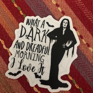 Dark and Dreadful Morning Vinyl Decal Sticker - Etsy