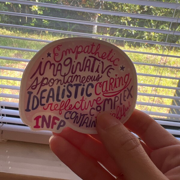 INFP Sticker - Introvert Sticker - Myers Briggs Sticker - Introvert ...