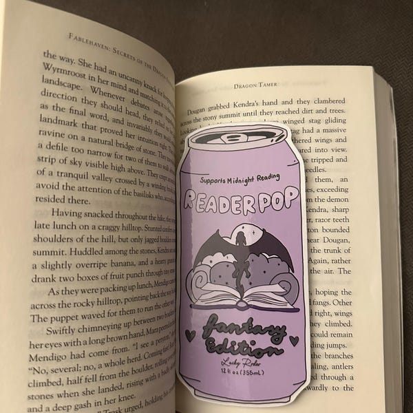 Thriller Readerpop Bookmark | Soda Bookmark | Thriller Bookmark ...