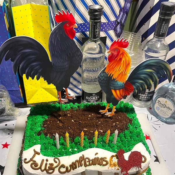 Rooster Cake Topper | Farm Cake Topper | Rooster Birthday Decor ...