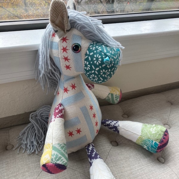 Nutty Nag Plush Horse Sewing Pattern – DIY Toy, Unicorn Option (digital ...