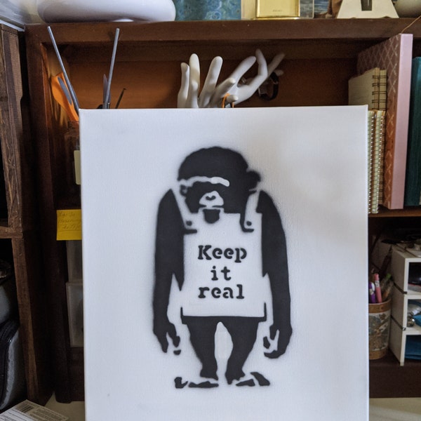 Banksy Punk Winston Churchill Stencil - Etsy