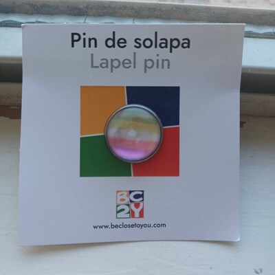 Neptunic Pride Flag Pin LGBTI Pride Flag Minimalist Flag Snap Pin 16mm ...