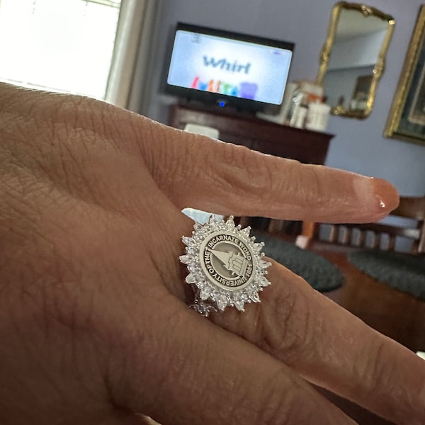 Graduation Ring , Graduation Gift , Personalized Ring , Personalized ...