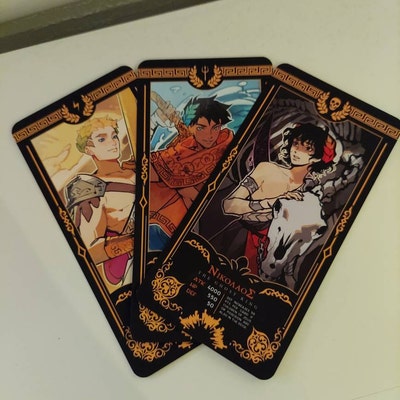 Percy Jackson Mythomagic Cards and Charms - Etsy