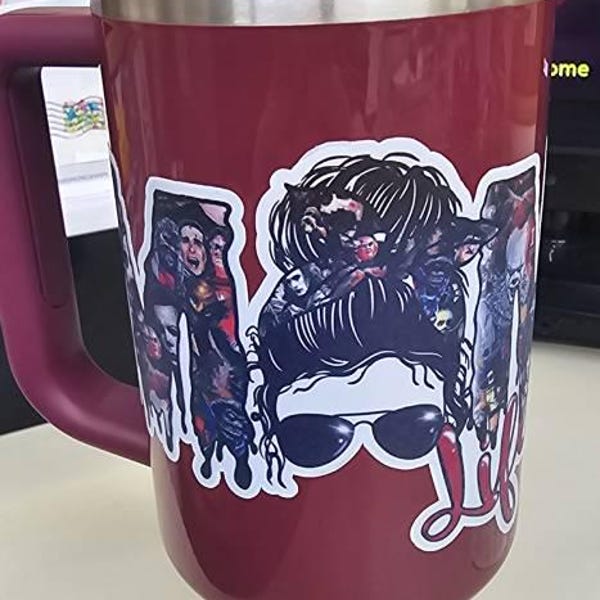 Mom Life Horror Movie Jpg Png Digital /sublimation/ Sticker/ Files ...