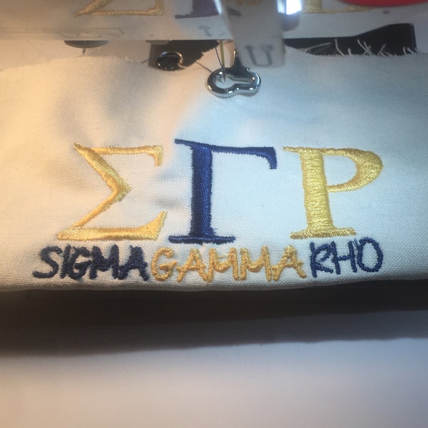 Sigma Gamma Rho Sorority Machine Embroidery Design Greek Instant ...