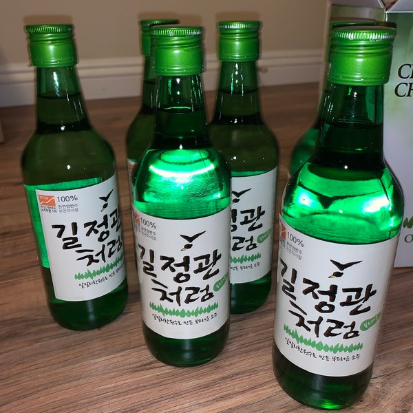 Personalized Soju Bottle Label, Custom Korean Gift - Etsy