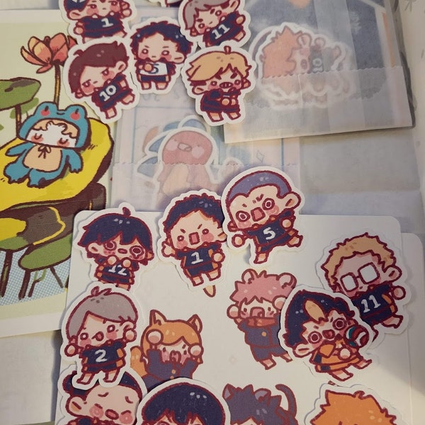 Volleyball Idiots Sticker Set - Etsy
