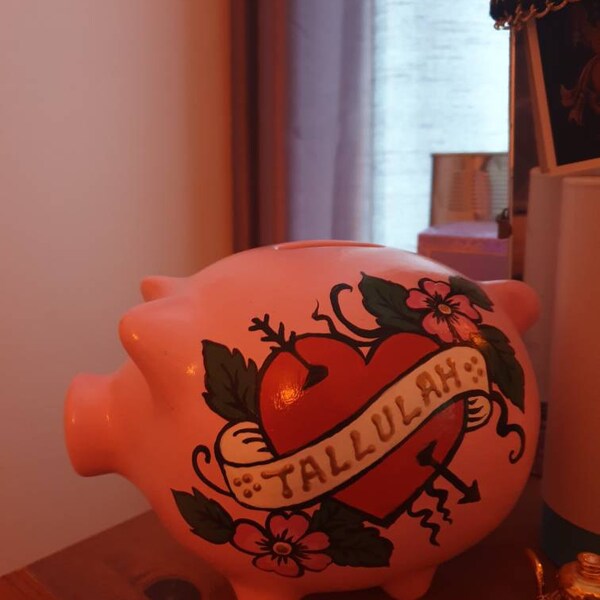 Piggery Pottery Handmade Ceramic Personalised Star-sign Birth Baby ...