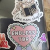 MINI Endless TBR Book Club Sticker L Bookworm Sticker | Bibliophile ...