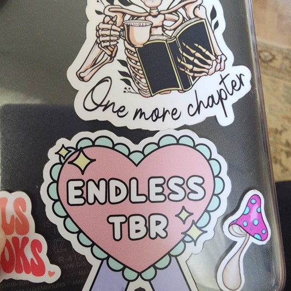 MINI Endless TBR Book Club Sticker L Bookworm Sticker | Bibliophile ...
