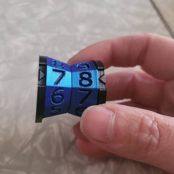 D100 Life Spinner for Magic and Commander Trays - Custom Made - 3D ...