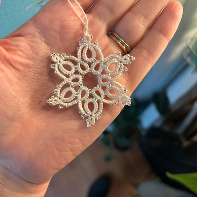 Crystal Star TATTING PATTERN - Etsy