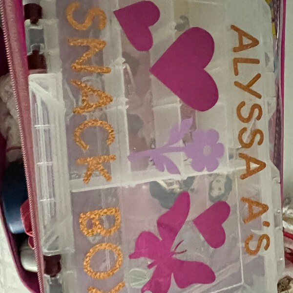 Customized Snack Box Ballet Personalized Snackle Box Custom Name Box - Etsy