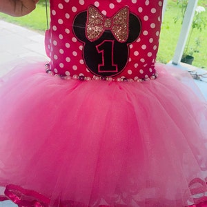 Personalized Minnie Mouse Birthday Tutu Outfit With Matching - Etsy