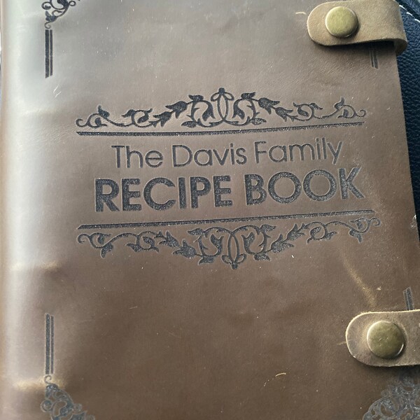 Family Heirloom A5 Personalized Recipe Book Gift for Mom Gift for ...