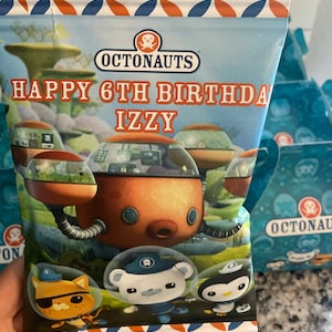Octonauts Party Chip Bag, Octonaut Favors, Digital, Printed, Shipped ...